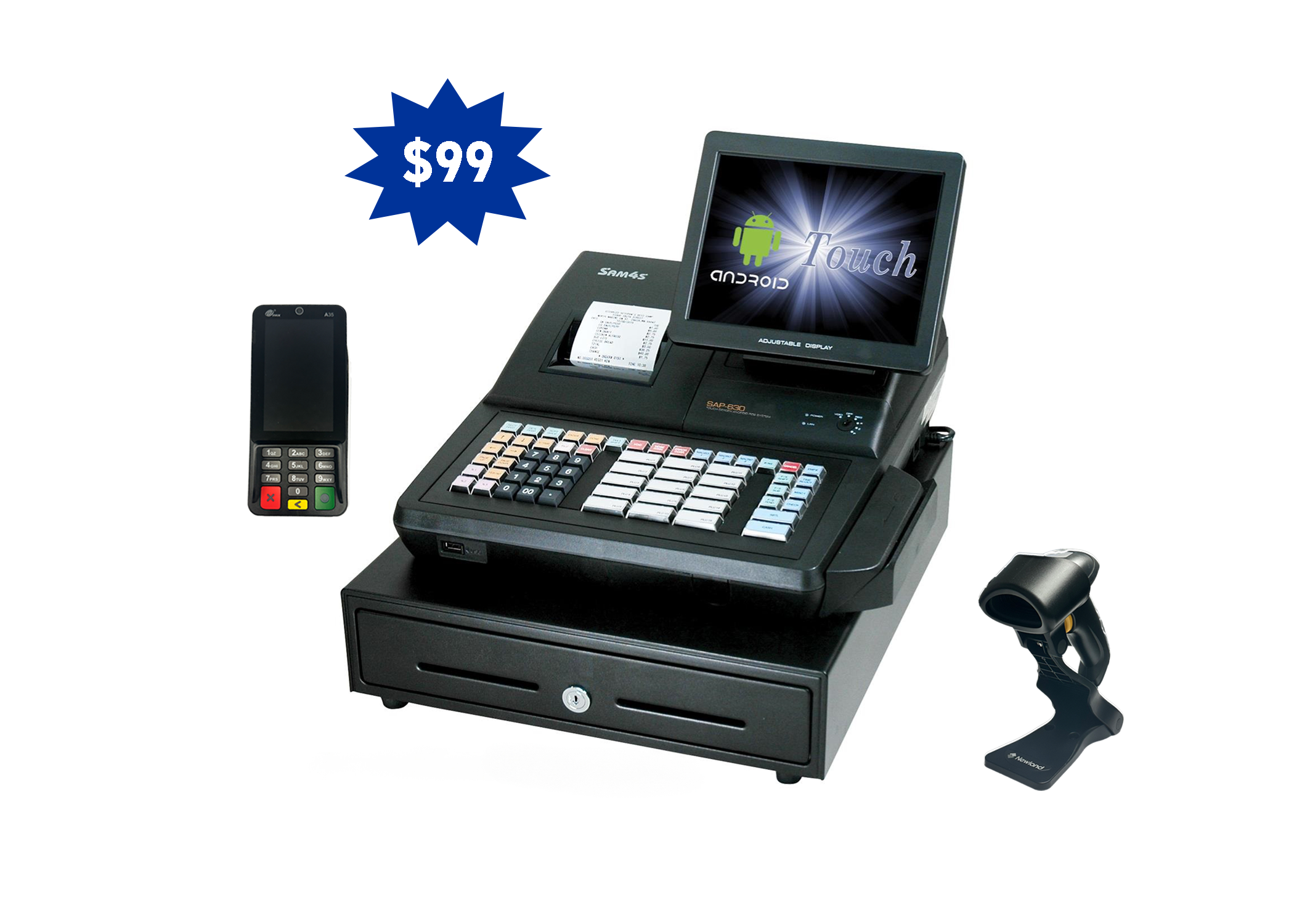 SAM4s SAP-630R Bundle with Dual Pricing Merchant Services Program