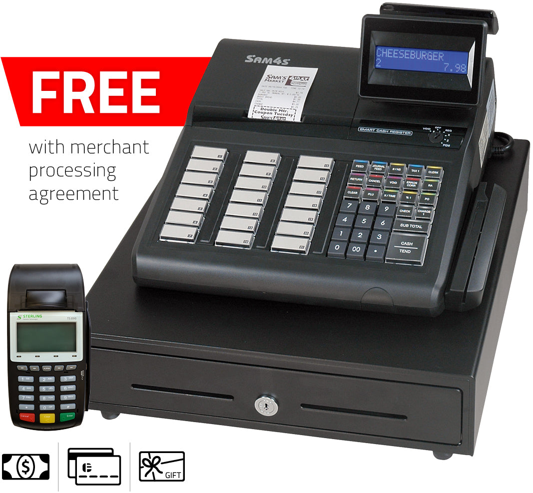 POS systems and cash registers for retail and restaurants