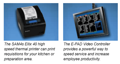 SAM4s SAP-6600II Android Touch Screen powered by SAM4pos for Restauran